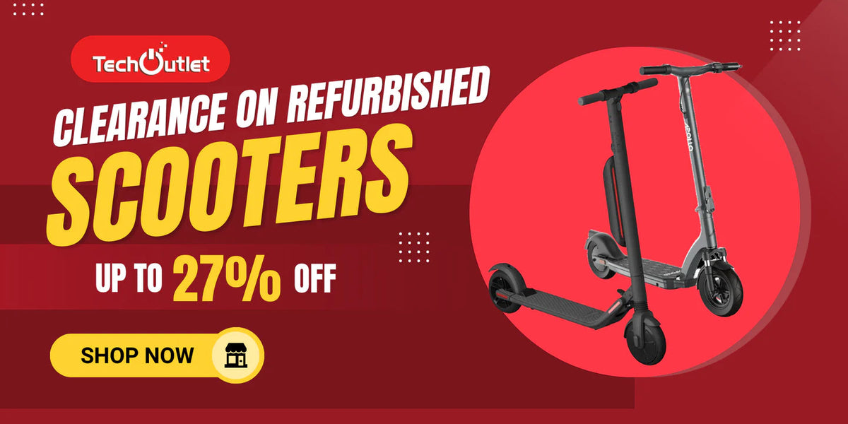 Refurbished Electric Scooters are now LIVE! — Techoutlet