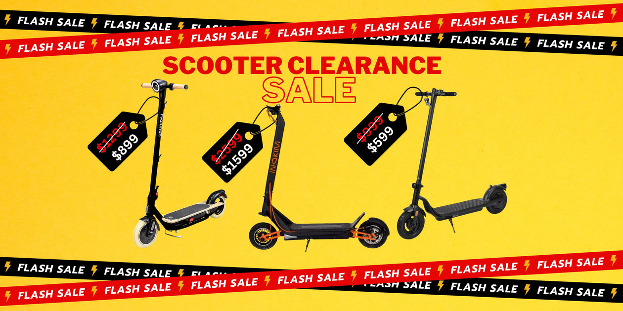 Flash CLEARANCE DEALS on Electric Scooters & Skateboards — Techoutlet